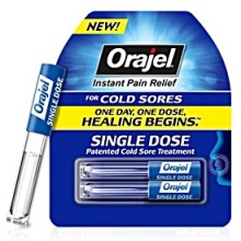 Orajel Single Dose Cold Sore Treatment Review - Cold Sores Cured